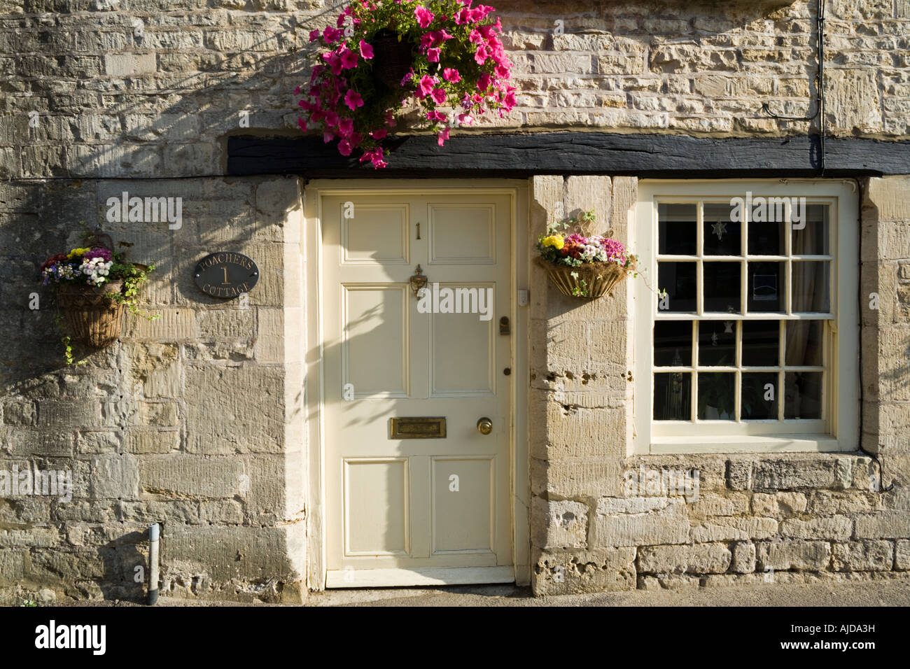 Poachers Cottage in the Cotswold village of Minchinhampton ...