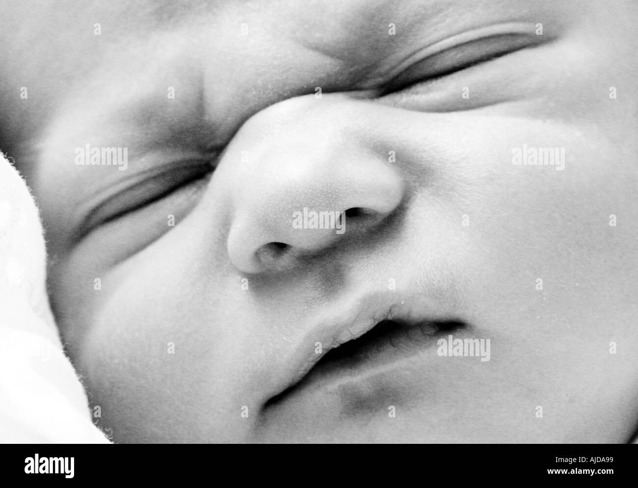 Frowning child Black and White Stock Photos & Images - Alamy