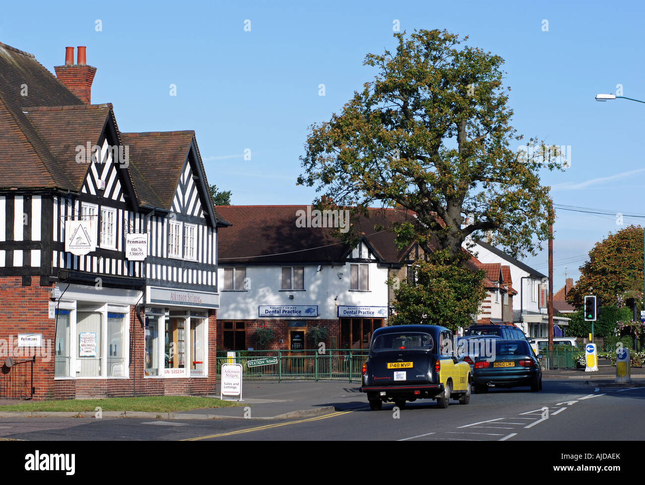 Balsall Common village centre, West Midlands, England, UK Stock Photo ...