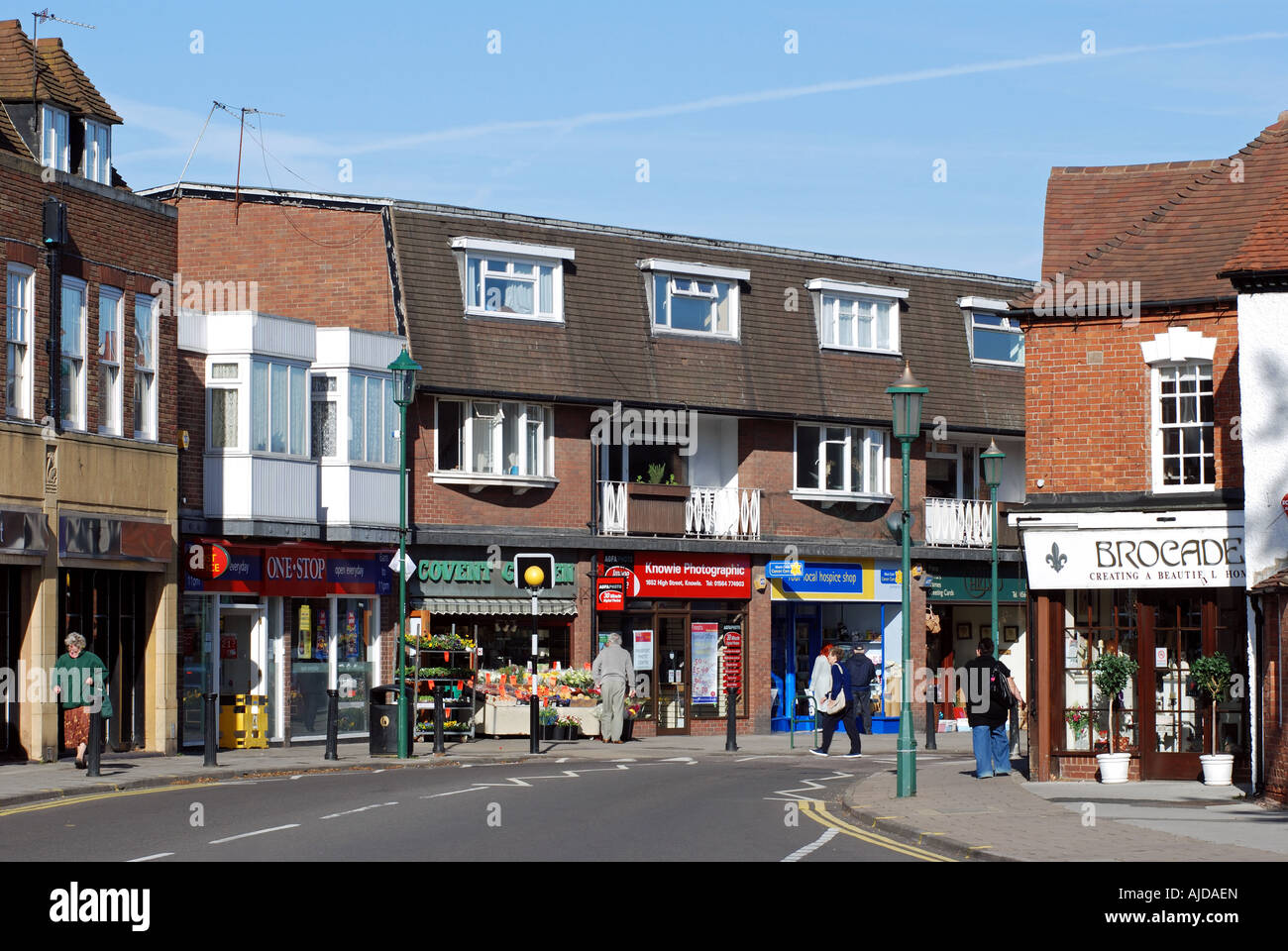 High Street, Knowle, West Midlands, England, UK Stock Photo - Alamy