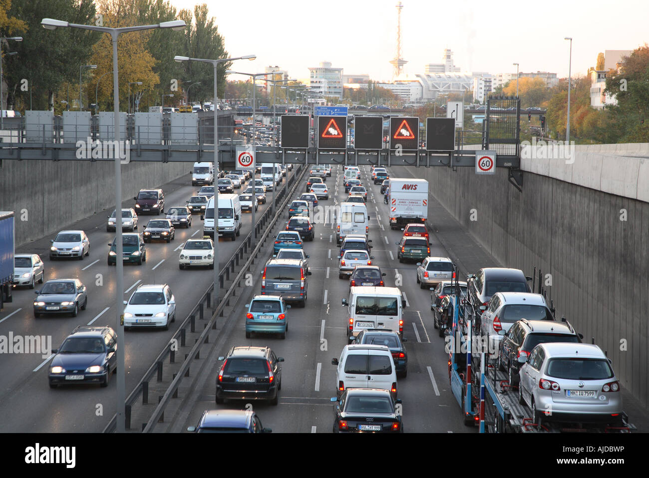 Berlin jam freeway hi-res stock photography and images - Alamy