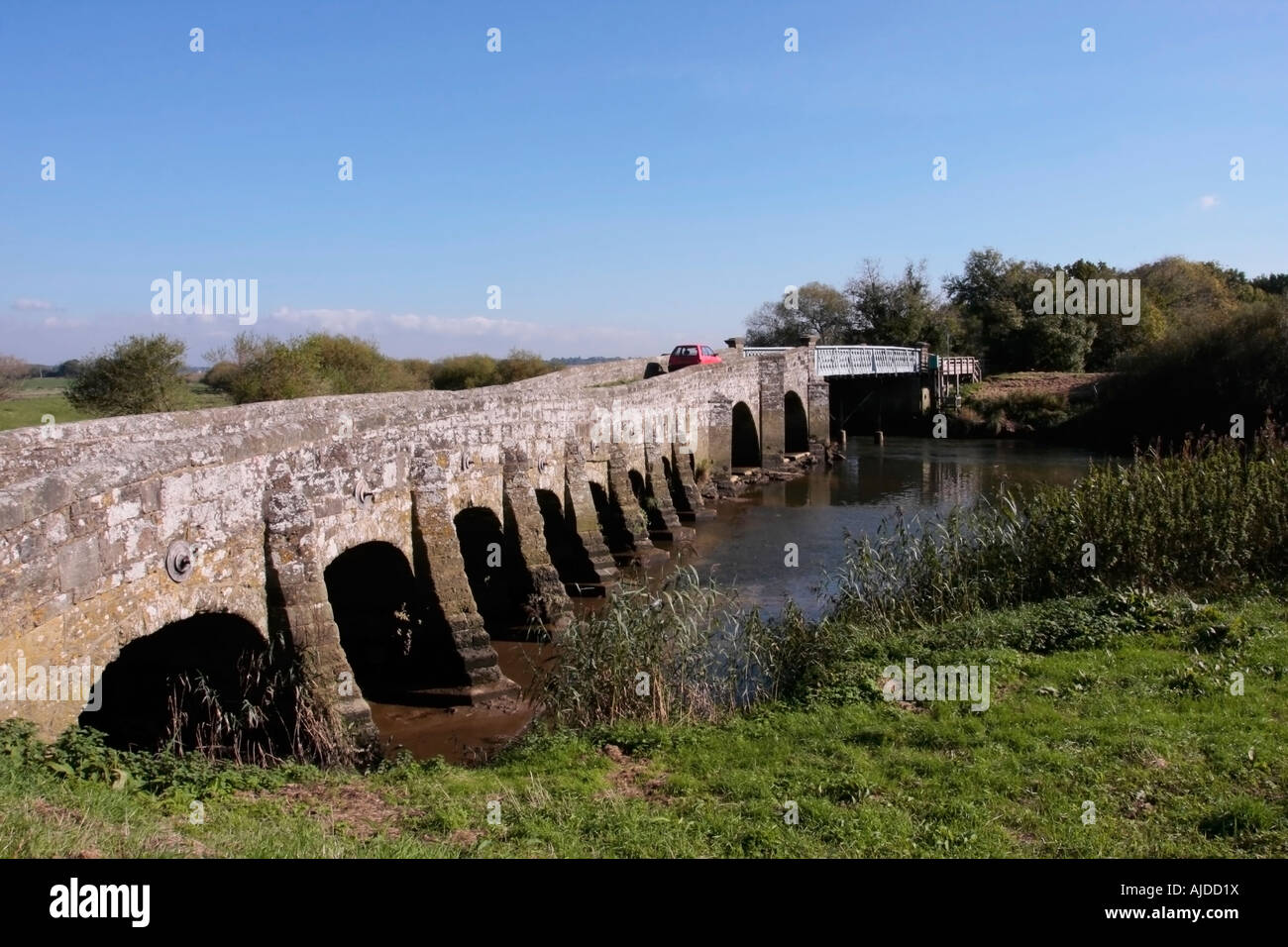 Greatham Bridge over the River Arun, near Coldwaltham, West Sussex ...