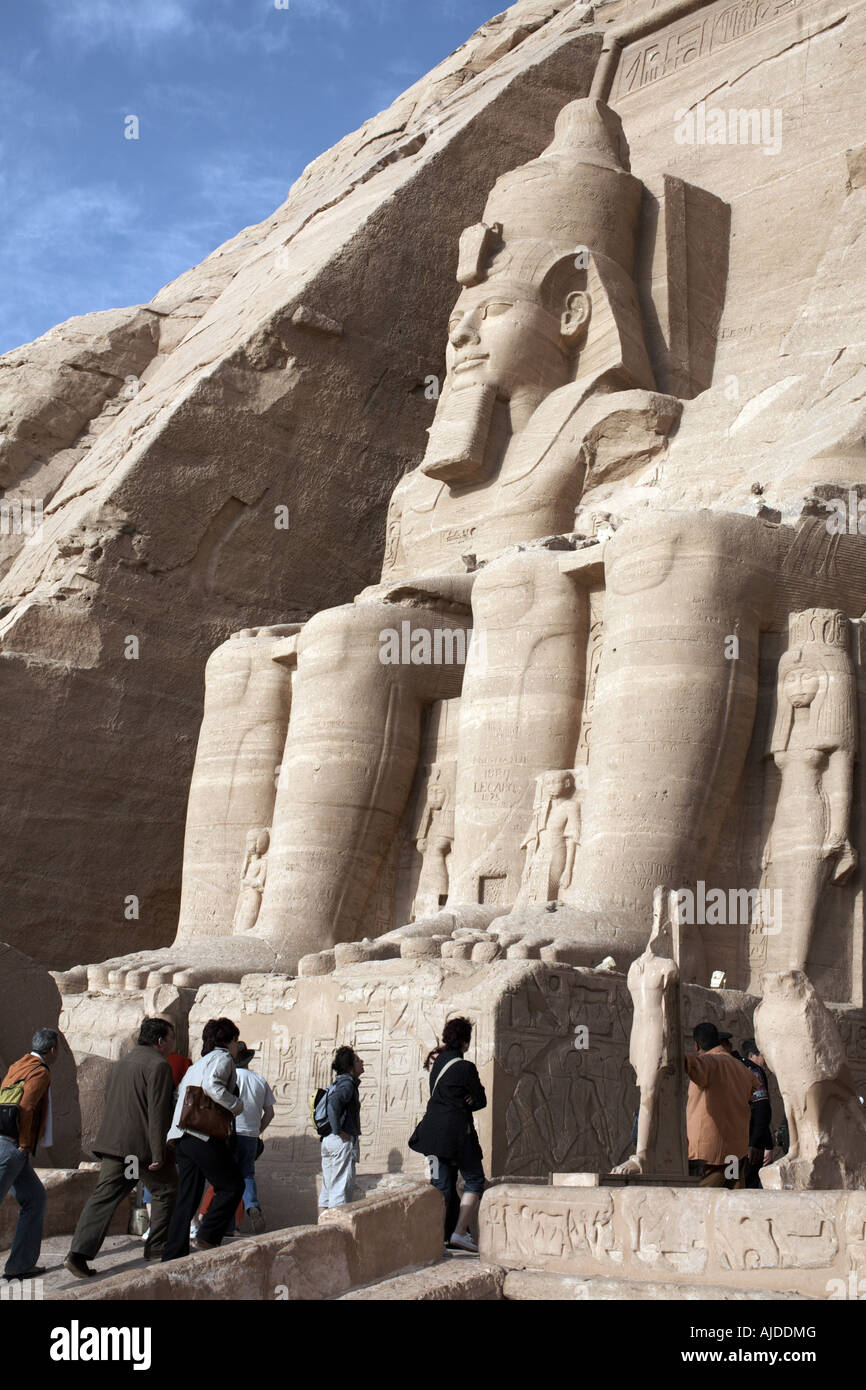 Temple of Ramesses II, Abu Simbel Stock Photo - Alamy