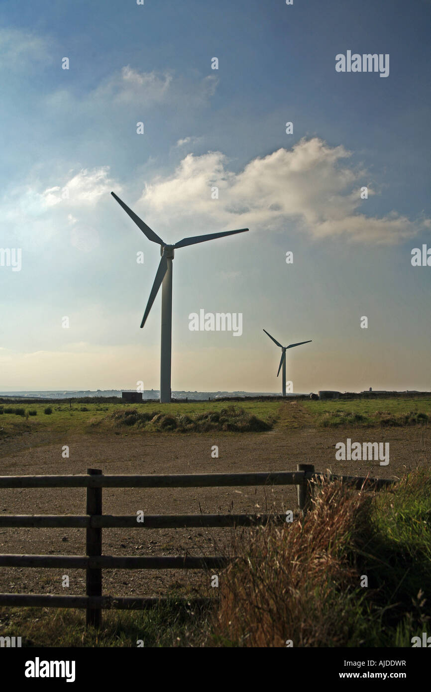 Delabole turbines hi-res stock photography and images - Alamy