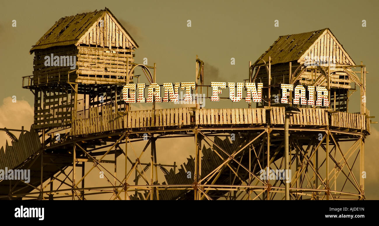 Rhyl Fun Fair Stock Photo - Alamy