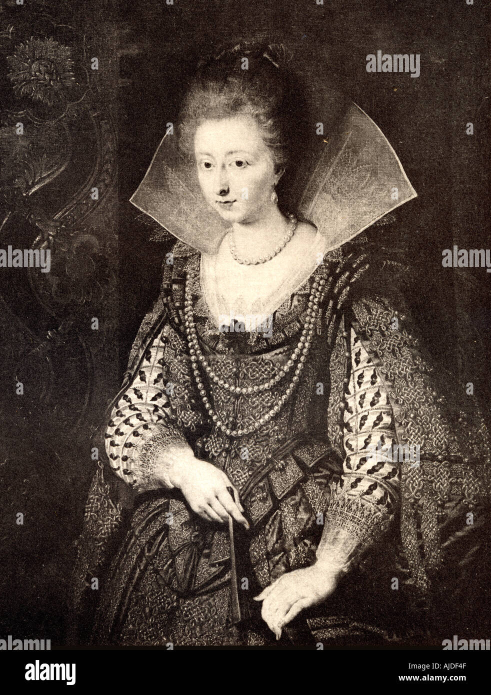 Marie de Medici, 1573 - 1642. Queen of France as the second wife of ...