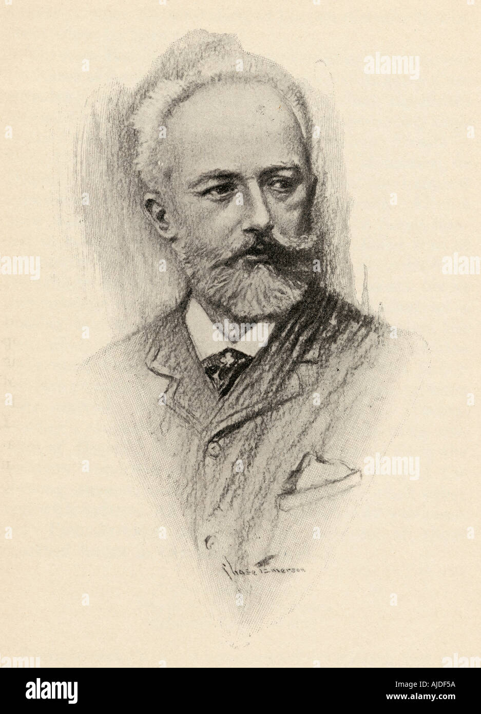 Pyotr ilyich tchaikovsky portrait hi-res stock photography and images ...