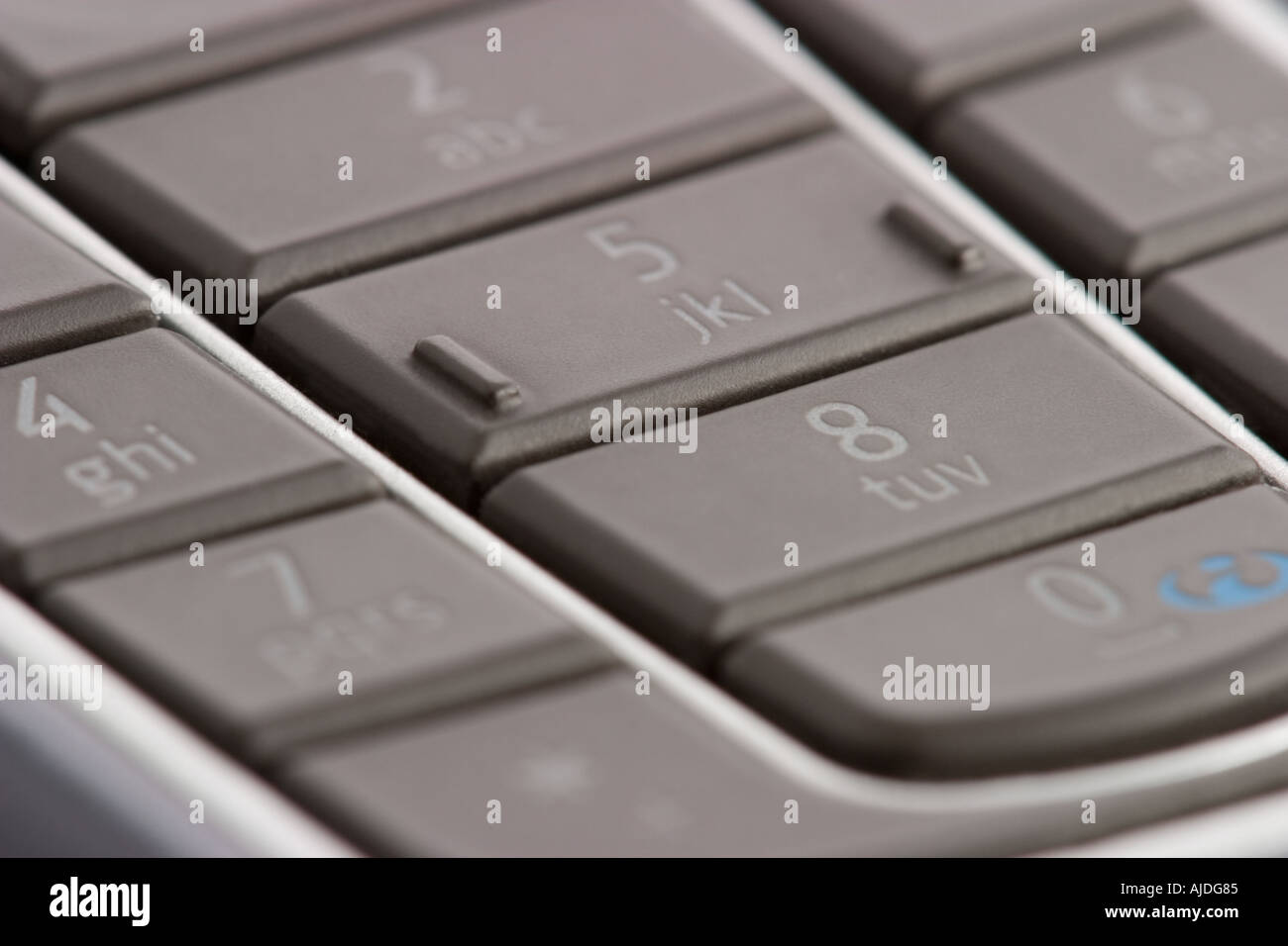 Mobile phone keys Stock Photo - Alamy