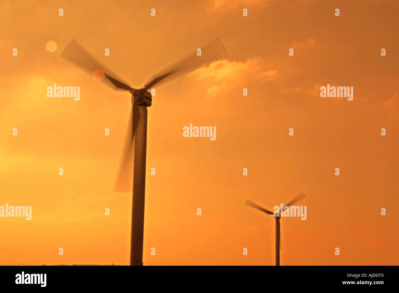 Wind turbines at Delabole Wind Farm Cornwall UK Stock Photo - Alamy