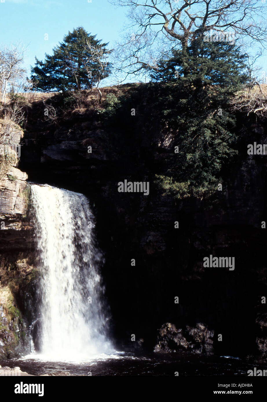 Thornton Force Waterfall, Ingleton, Yorkshire, England Stock Photo - Alamy
