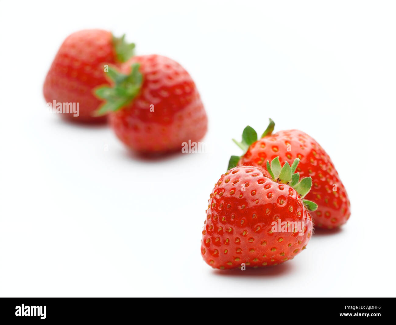 Hand picked strawberries Cut Out Stock Images & Pictures - Alamy