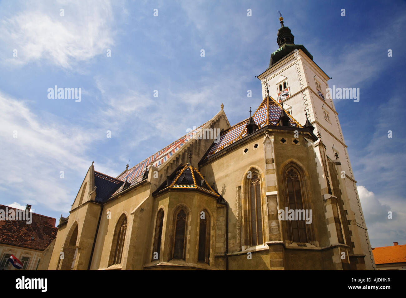 Church of St Mark is the Upper Towns parish church, Zagreb, Croatia ...