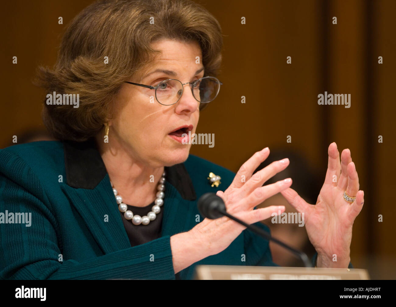 WASHINGTON DC USA U S Senator Dianne Feinstein D CA of the the Senate ...