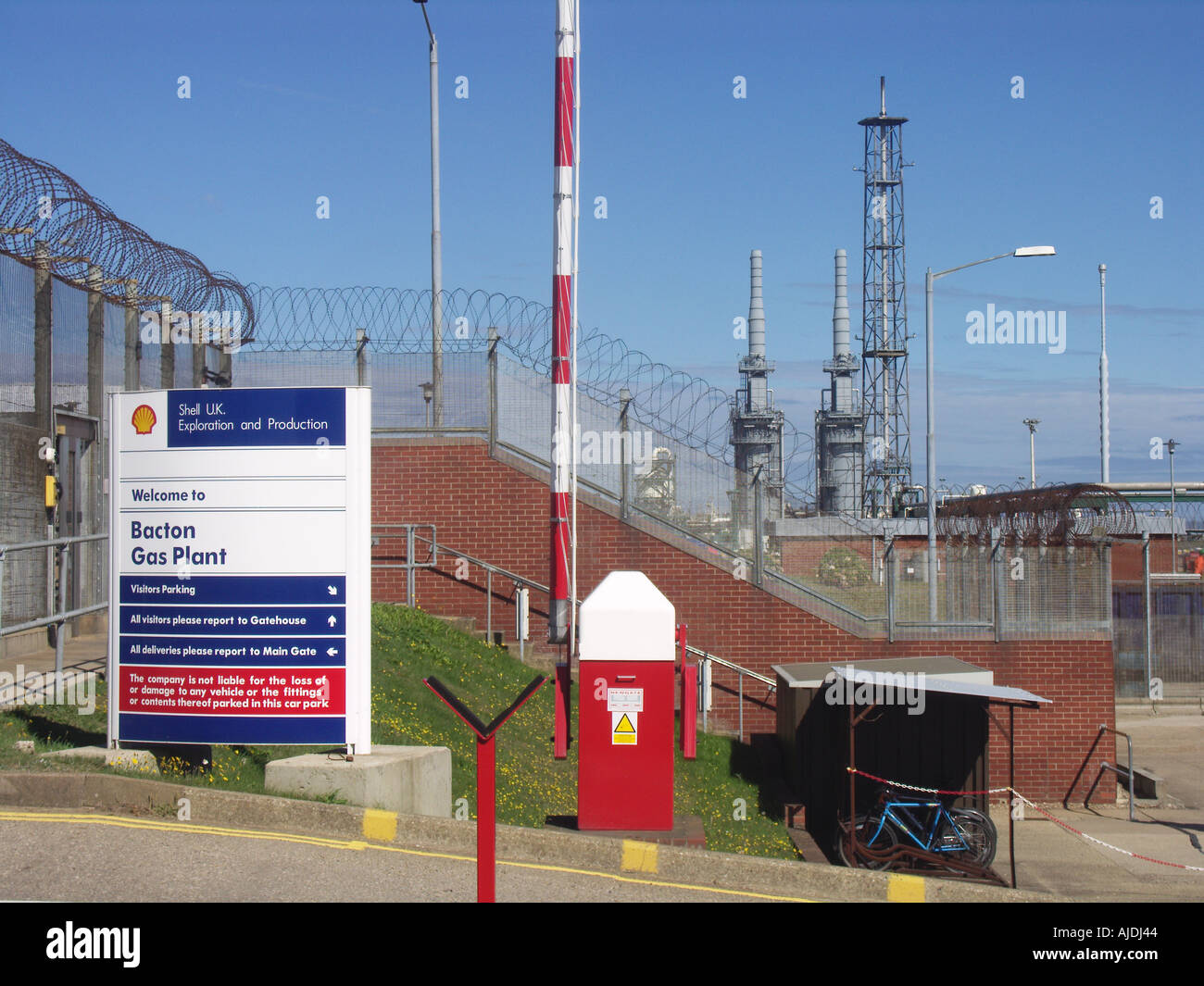 Bacton gas terminal Norfolk England Stock Photo - Alamy