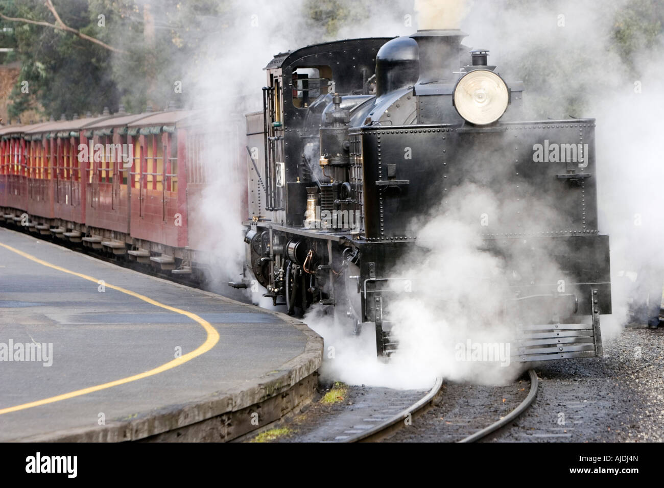 Puffing billy steam train ride hi-res stock photography and images - Alamy
