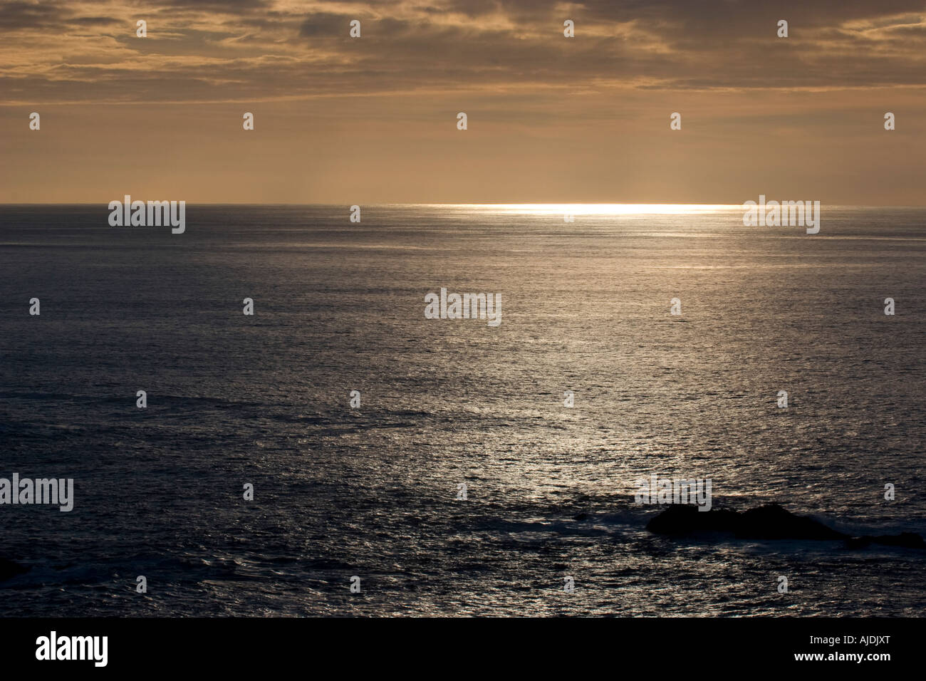 Carmel California ocean sunset Stock Photo - Alamy