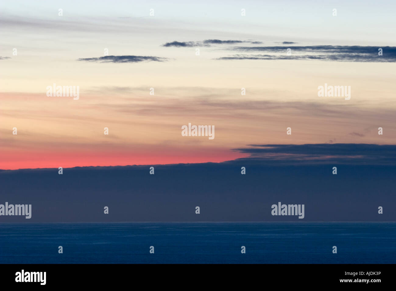 Carmel California ocean sunset Stock Photo - Alamy