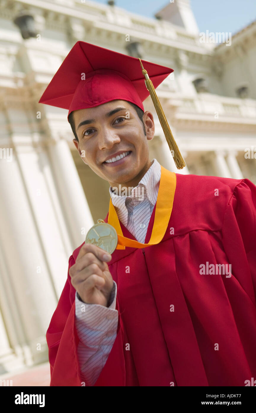 Half length medal smiling hi-res stock photography and images - Alamy