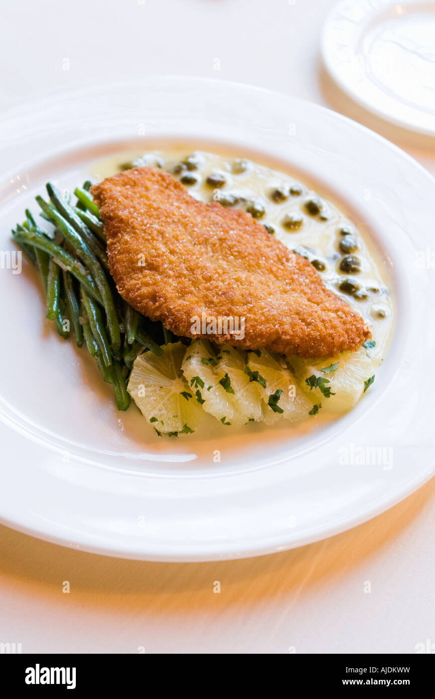 Close up of dish on plate Stock Photo - Alamy