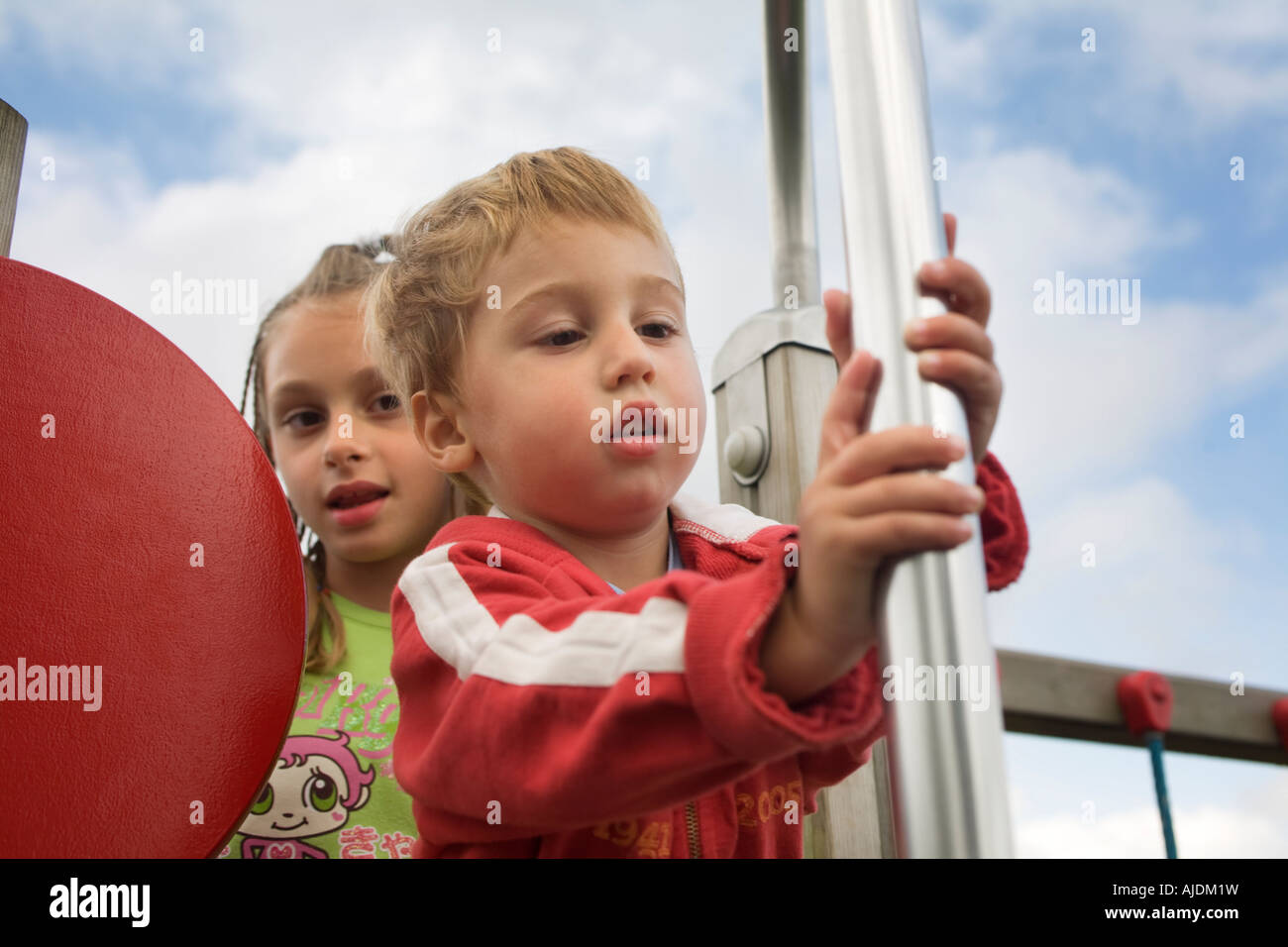Children playing together outdoor Stock Photo - Alamy