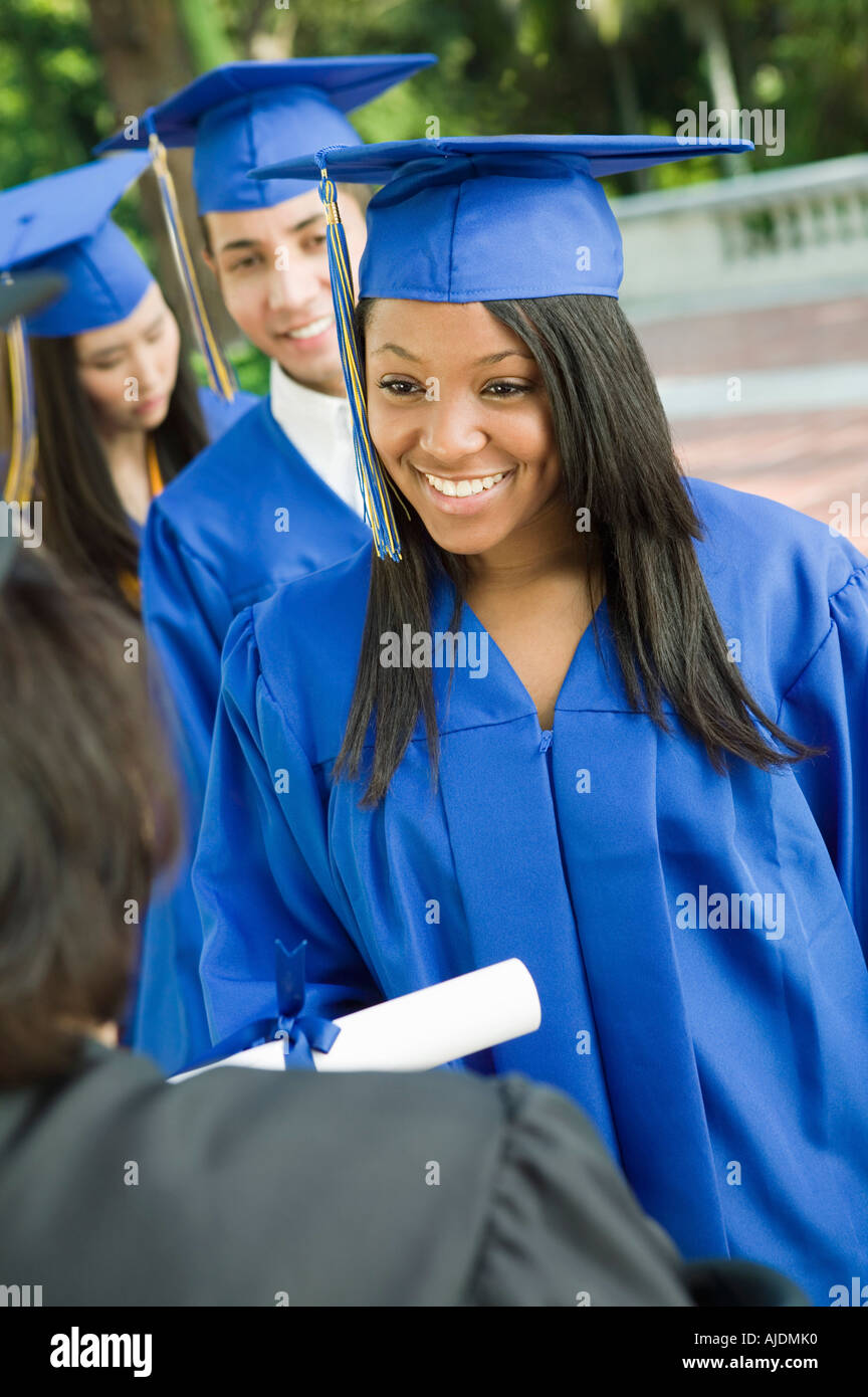 Graduation ceremony handshake hi-res stock photography and images - Alamy