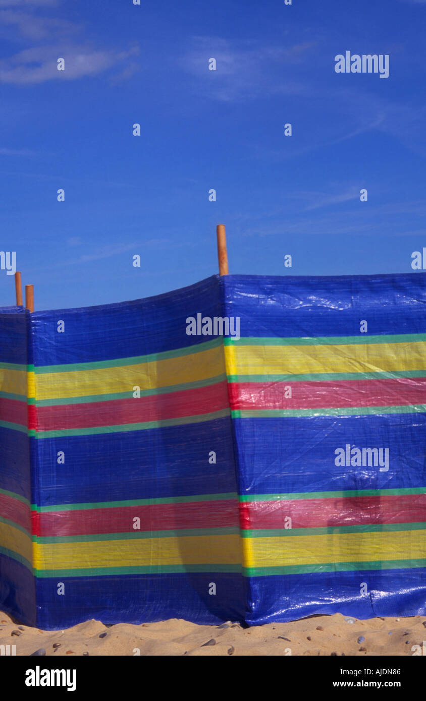Stripey wind break hi-res stock photography and images - Alamy