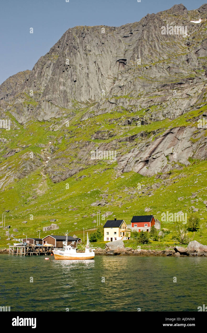 The isolated hamlet of Rostad - reachable only by boat - on ...