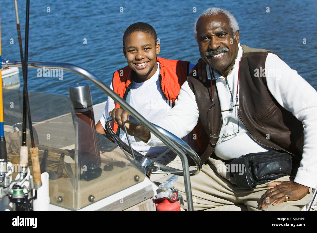 Teen Boy Fishing Sitting High Resolution Stock Photography and Images ...