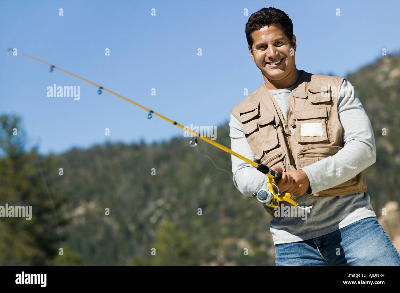 Black fishing vest hi-res stock photography and images - Alamy