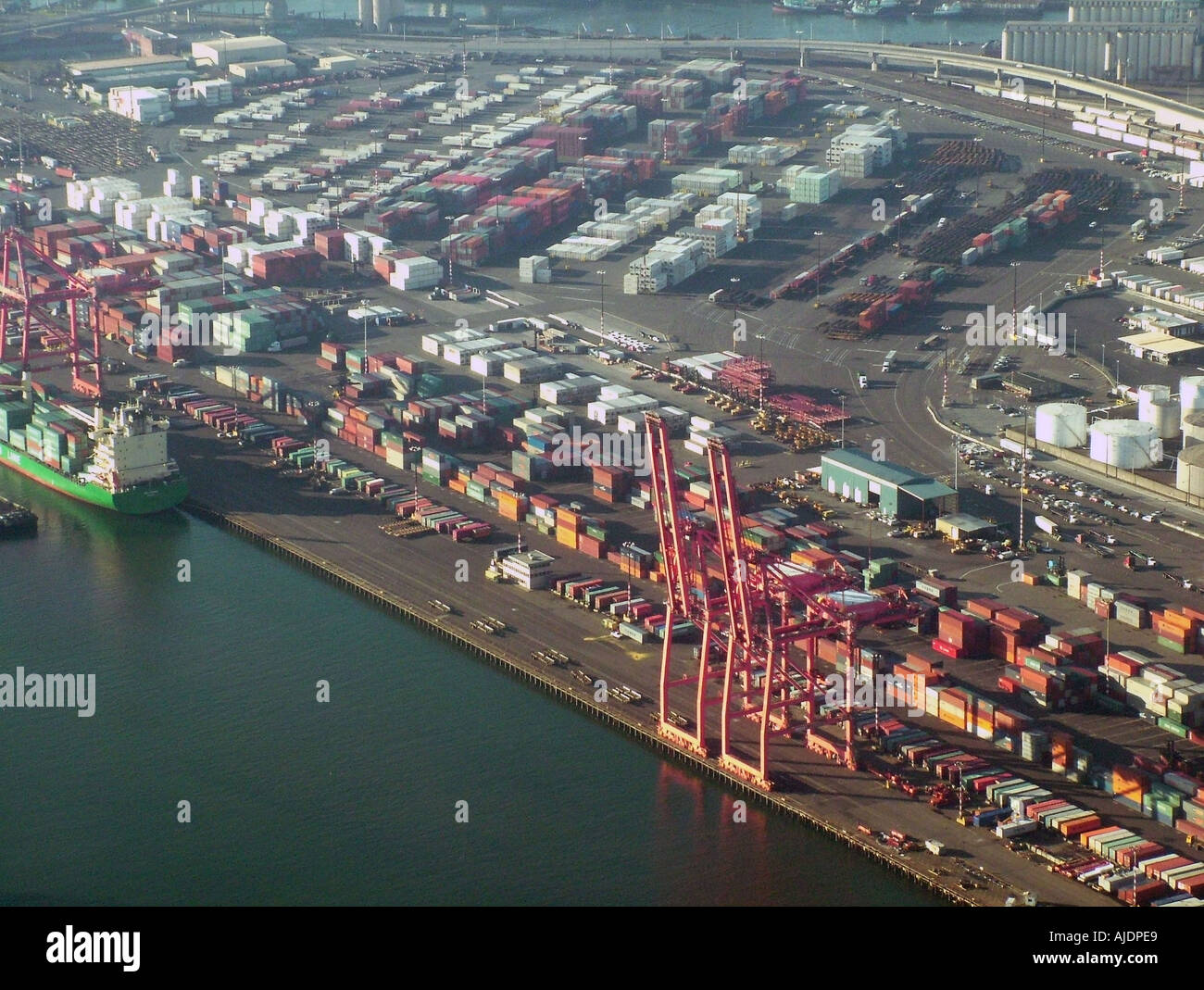 Port of Seattle aerial Stock Photo - Alamy