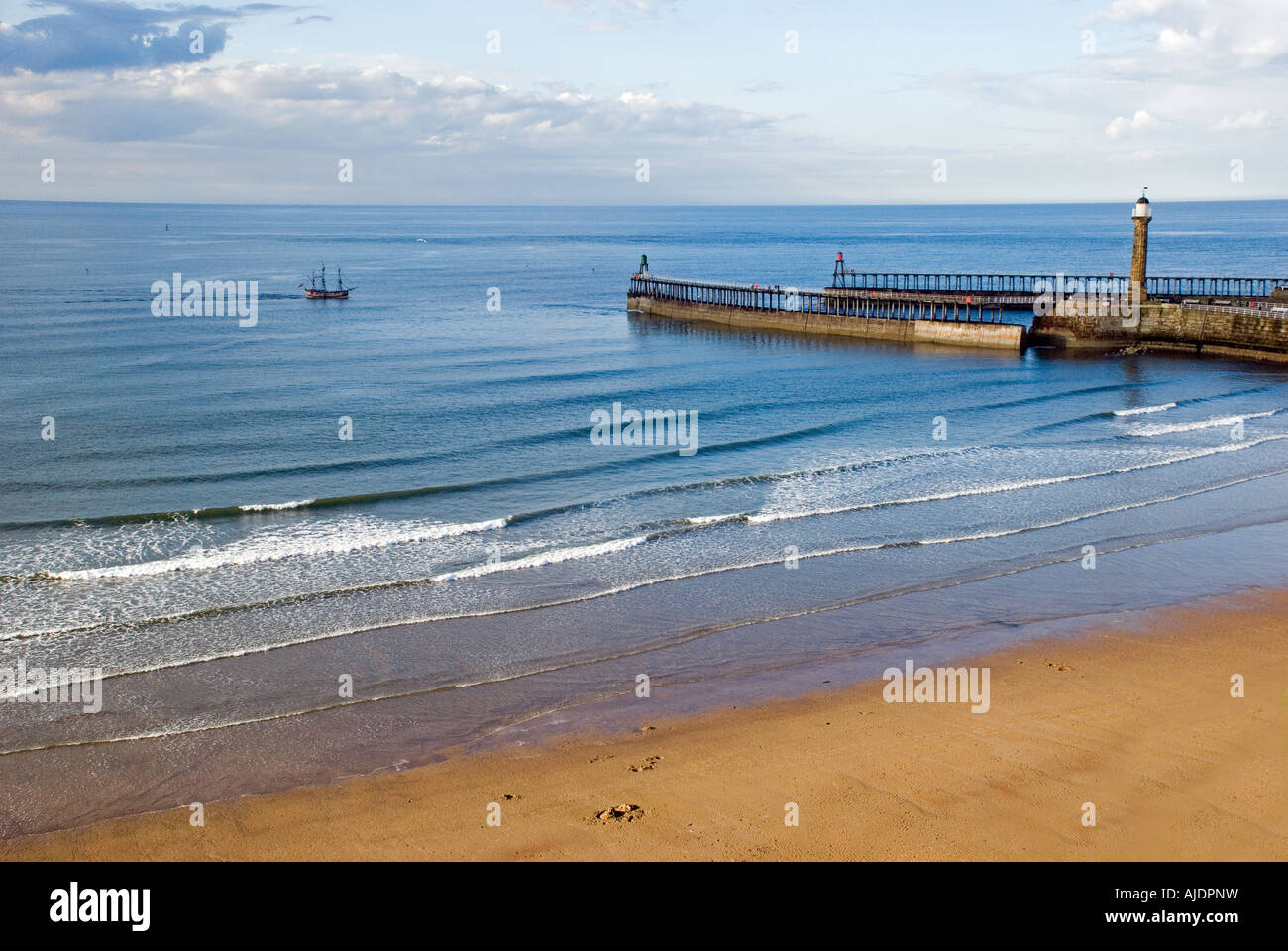 Whitby beach, North Yorkshire, UK Stock Photo - Alamy