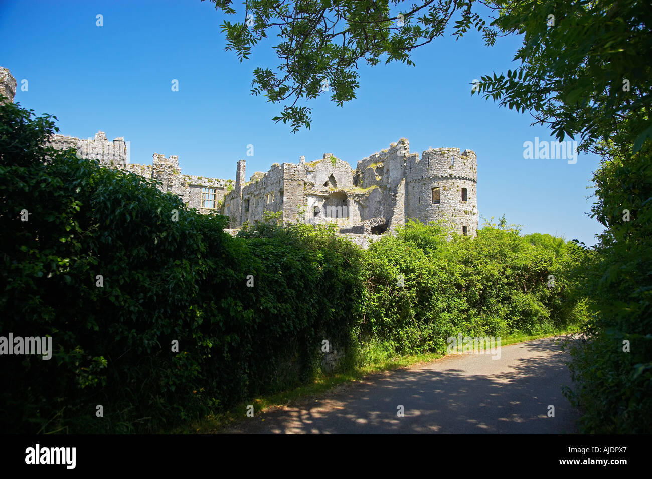 Carew castle ruins hi-res stock photography and images - Alamy