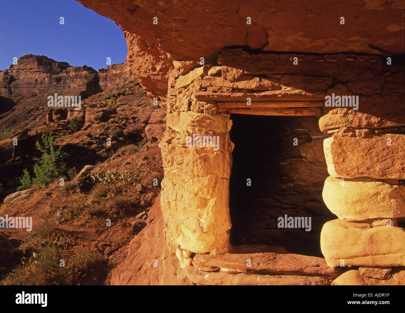 Anasazi Indian Granary Green River Canyonlands National Park Utah Stock ...