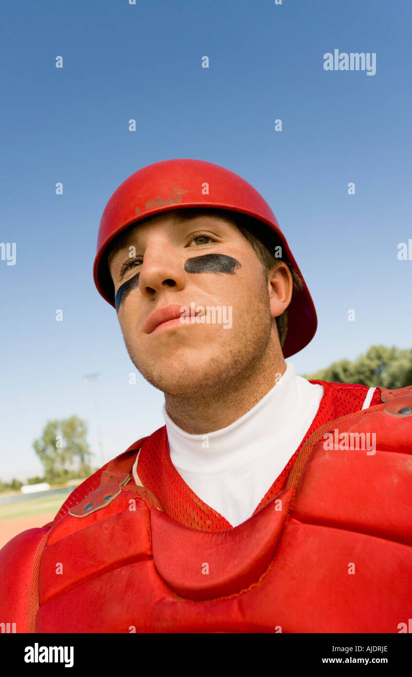 Catcher baseball standing hi-res stock photography and images - Alamy
