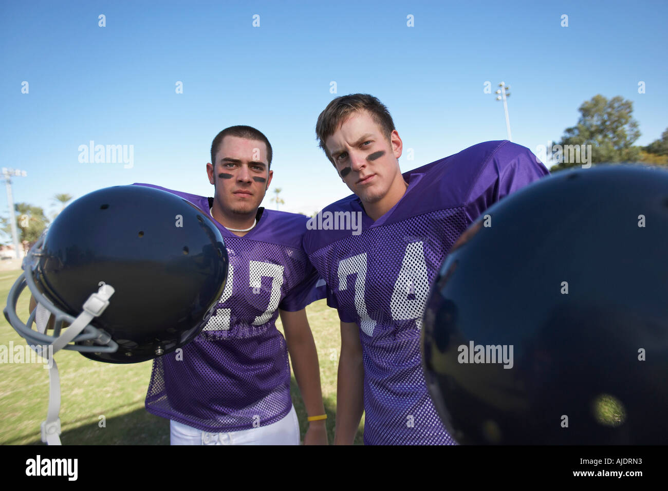 Two Football Players Face To Face High Resolution Stock Photography and ...