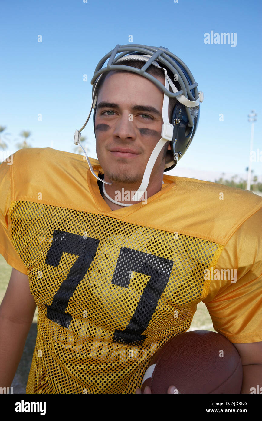 Football on field hi-res stock photography and images - Alamy