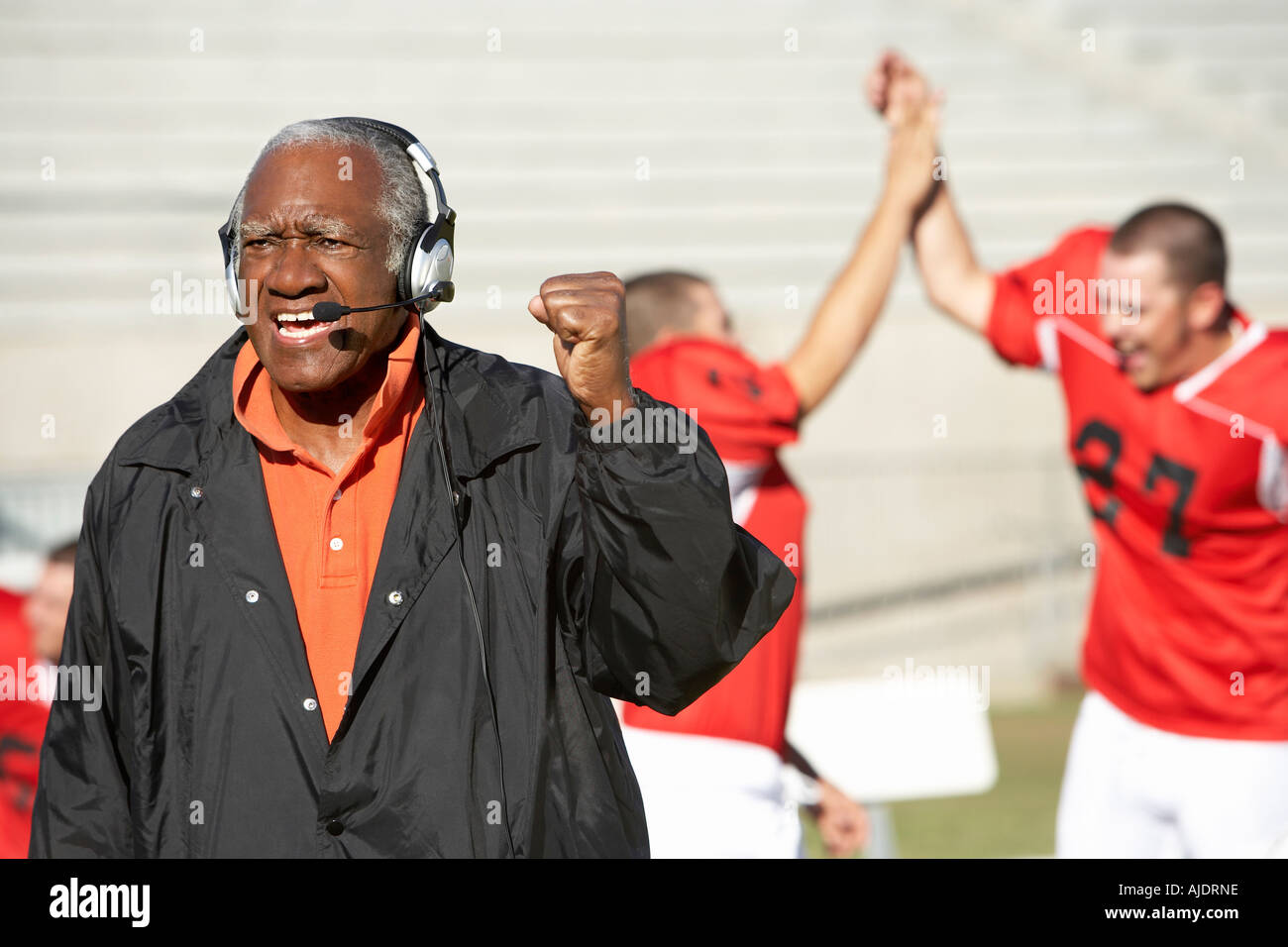 Sports coach shouting hi-res stock photography and images - Alamy