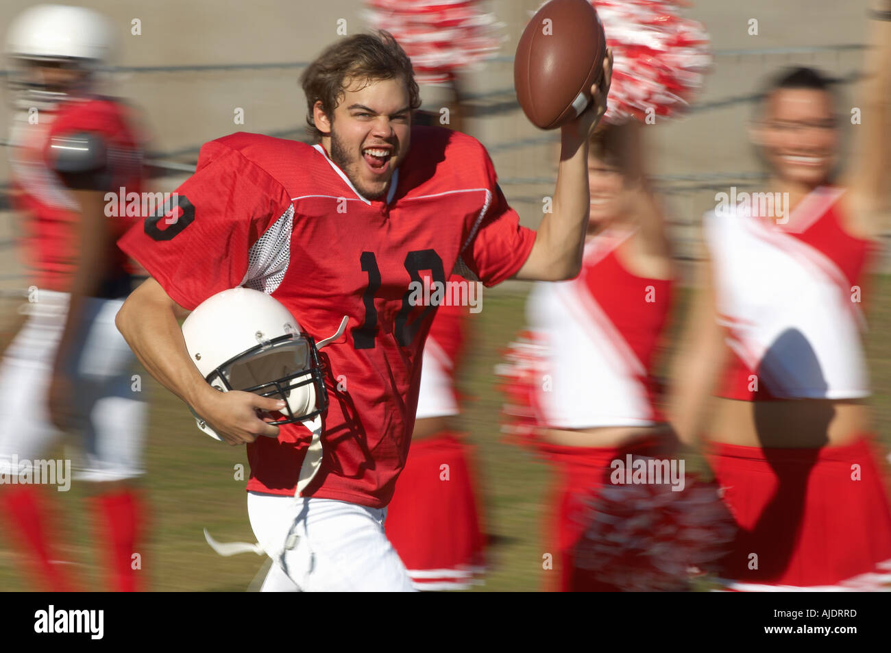 Cheerleader football player hi-res stock photography and images - Alamy