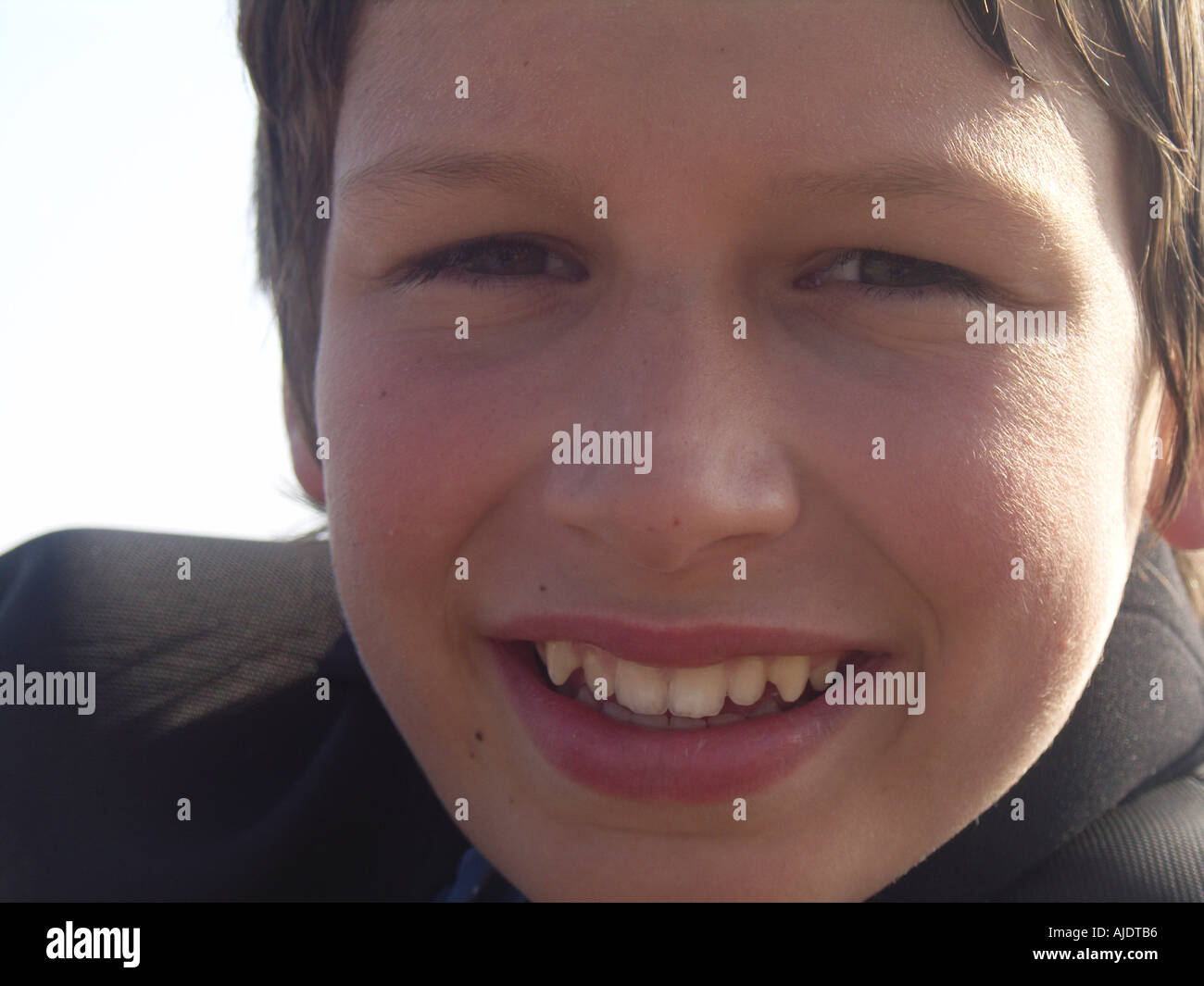 Close up boy s face Stock Photo - Alamy