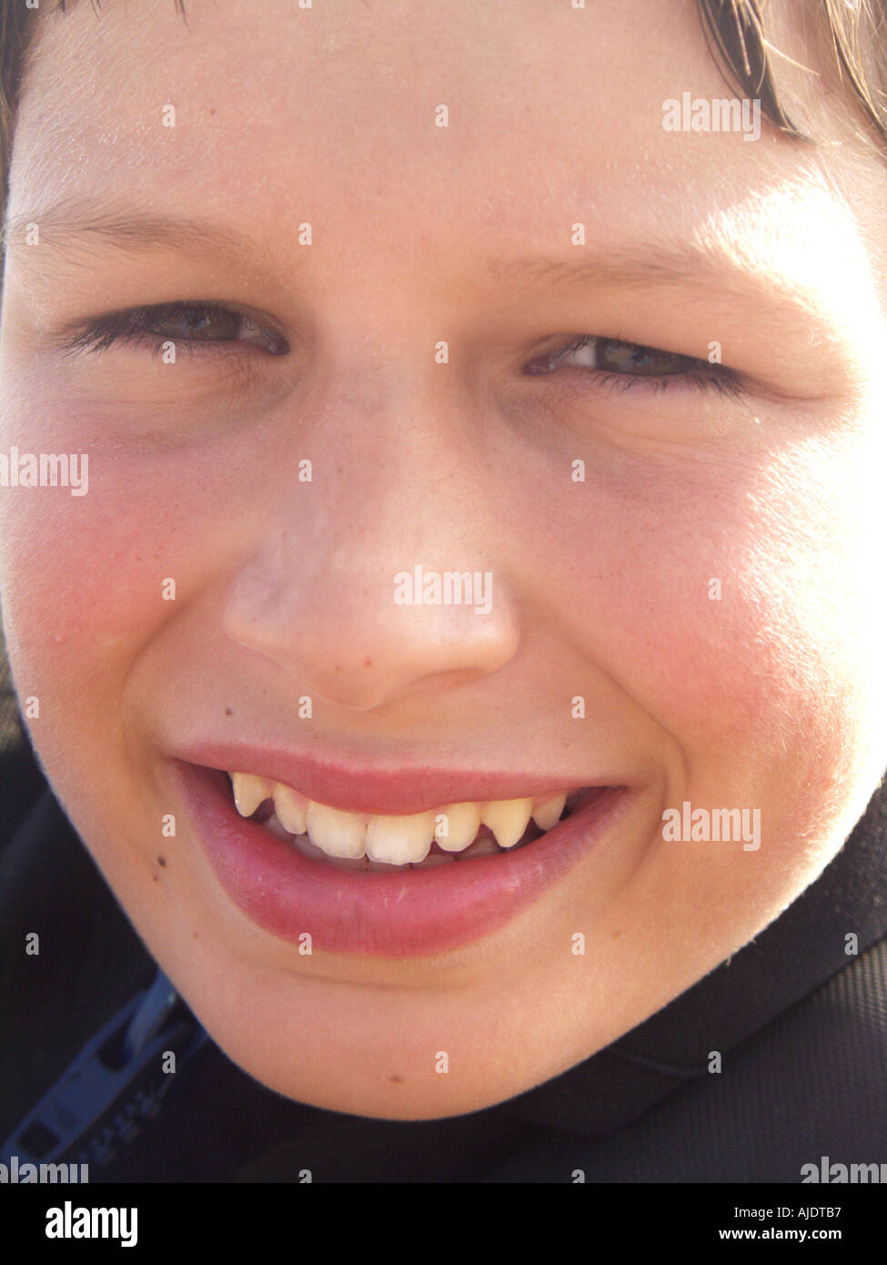 Close up boy s face Stock Photo - Alamy