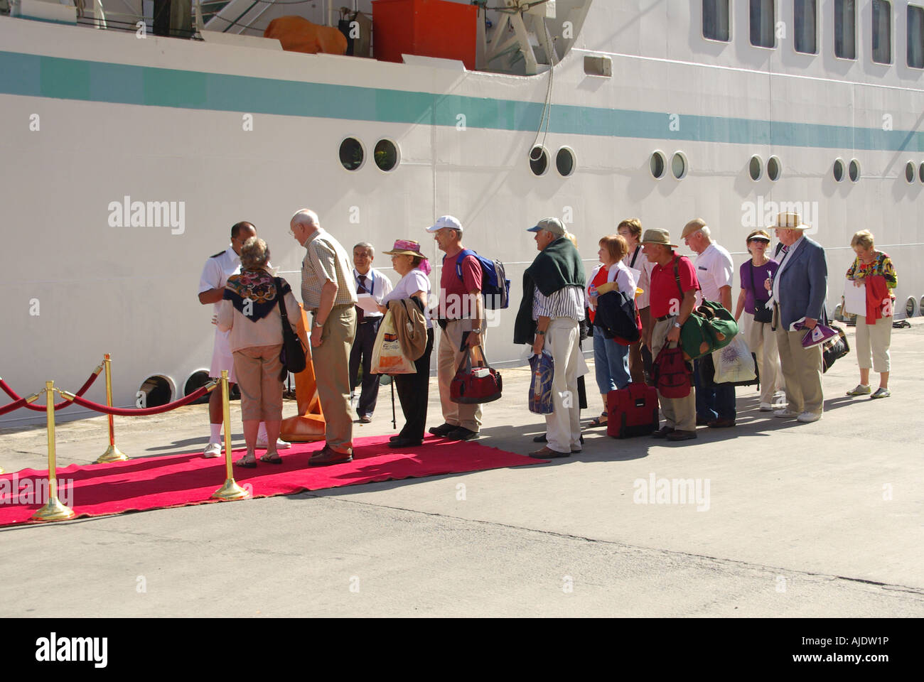 Man with group of women on cruise ship hi-res stock photography and ...