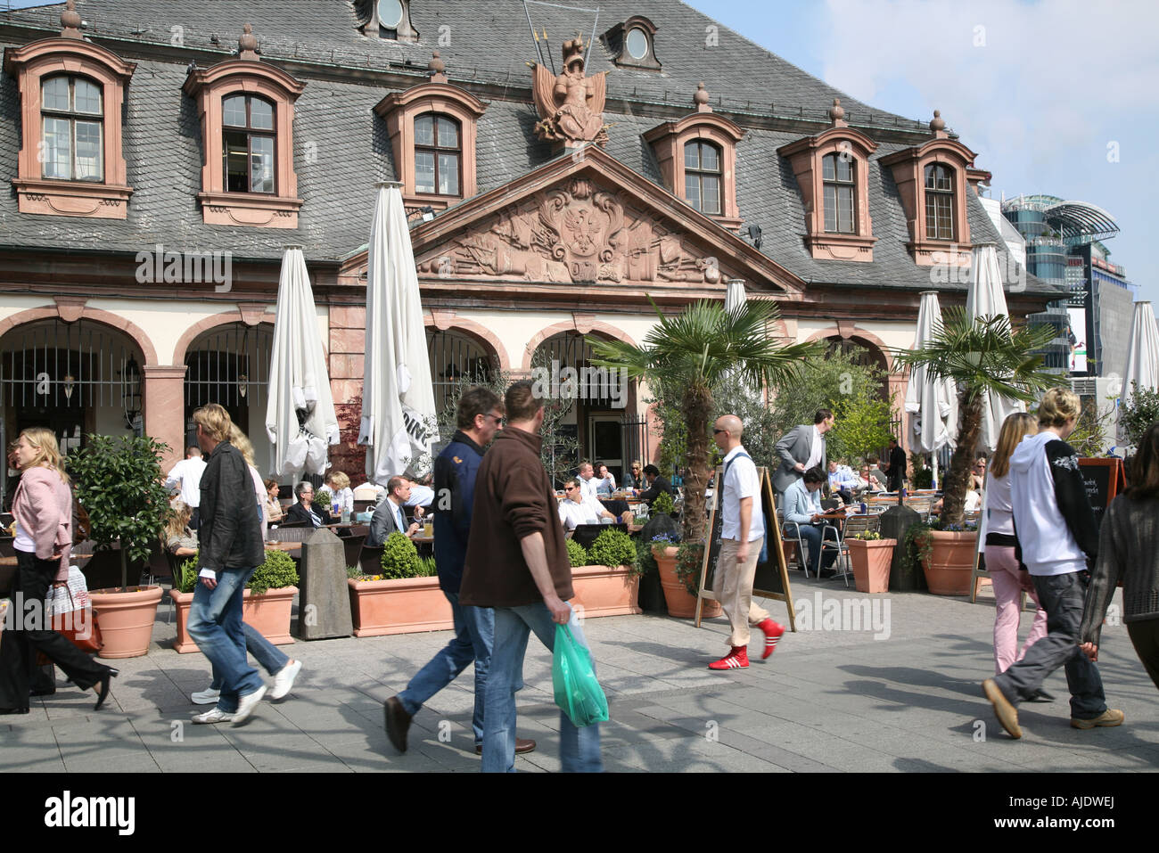 Frankfurt Am Main Hauptwache Stock Photo - Alamy