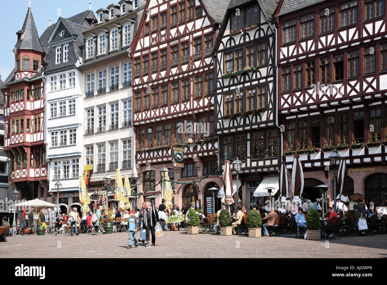 Frankfurt Am Main Roemer Roemerberg Stock Photo - Alamy
