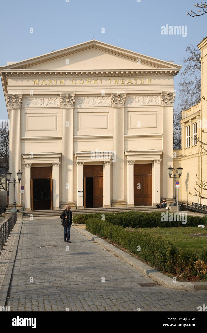 Berlin Mitte Maxim Gorki Theater Theatre Theatres Stock Photo - Alamy