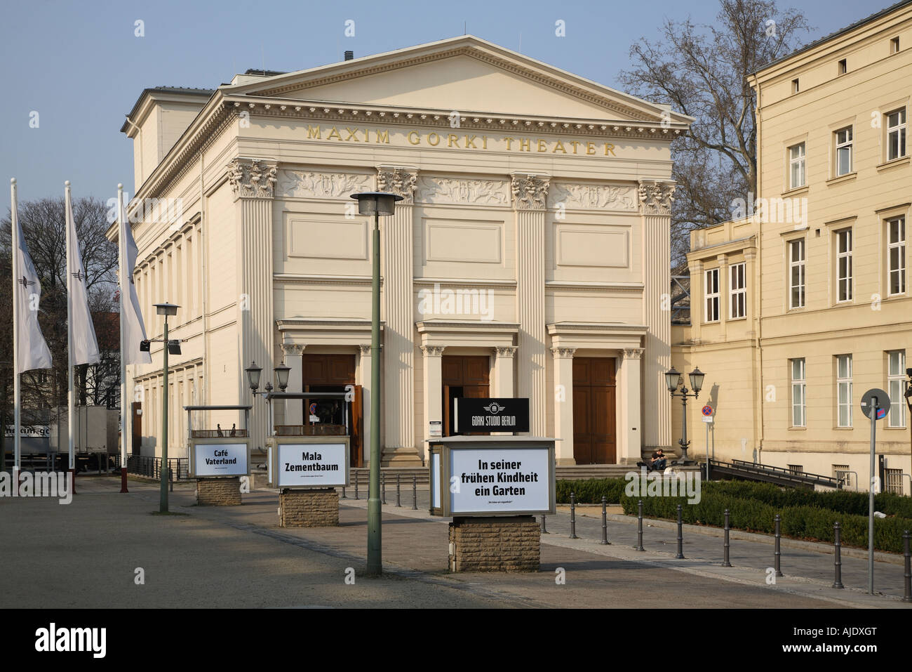Berlin Mitte Maxim Gorki Theater Theatre Theatres Stock Photo - Alamy