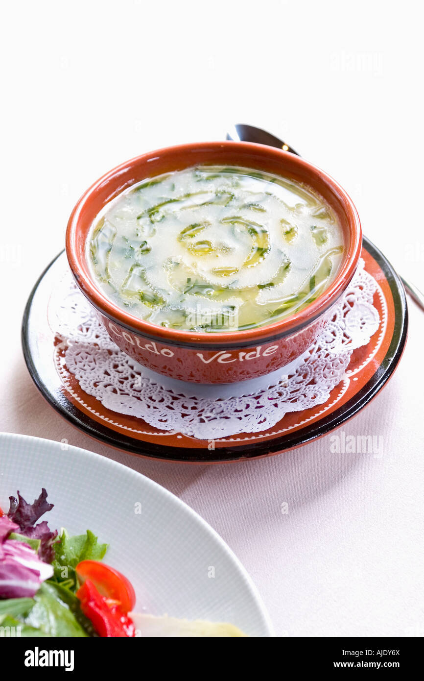 A bowl of soup on table Stock Photo - Alamy