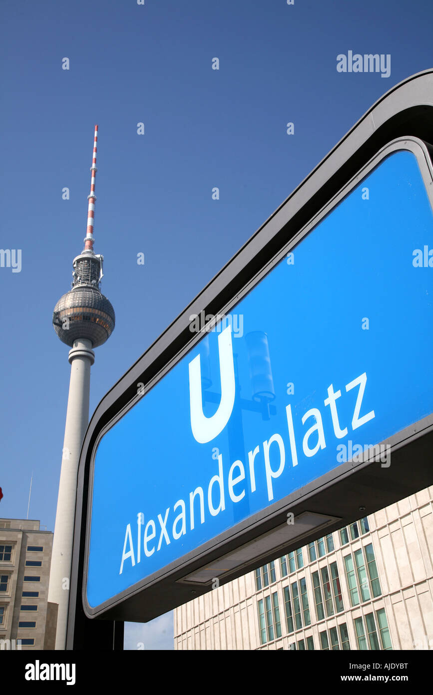 Berlin Alexanderplatz Alexander Platz Place Square Stock Photo - Alamy