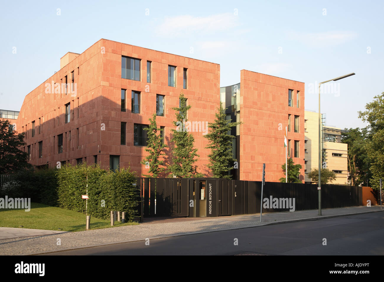 Berlin Mitte Botschaft Embassy Von Of Indian India Stock Photo - Alamy
