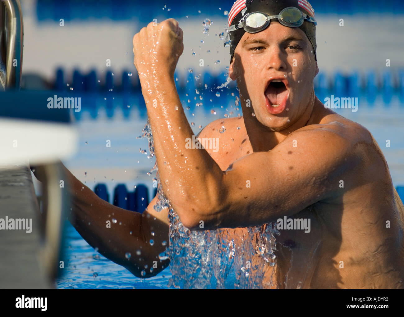 Individual swimmer hi-res stock photography and images - Alamy
