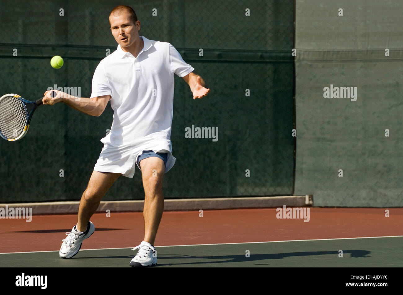 Full length forehand tennis hi-res stock photography and images - Alamy